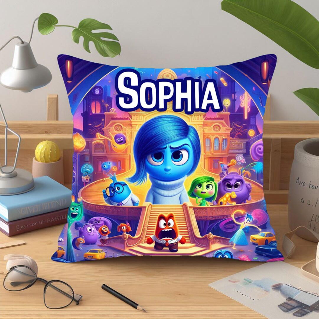 Inside Out Pillow Personalized With Your Name, 100% Polyester, Includes ...