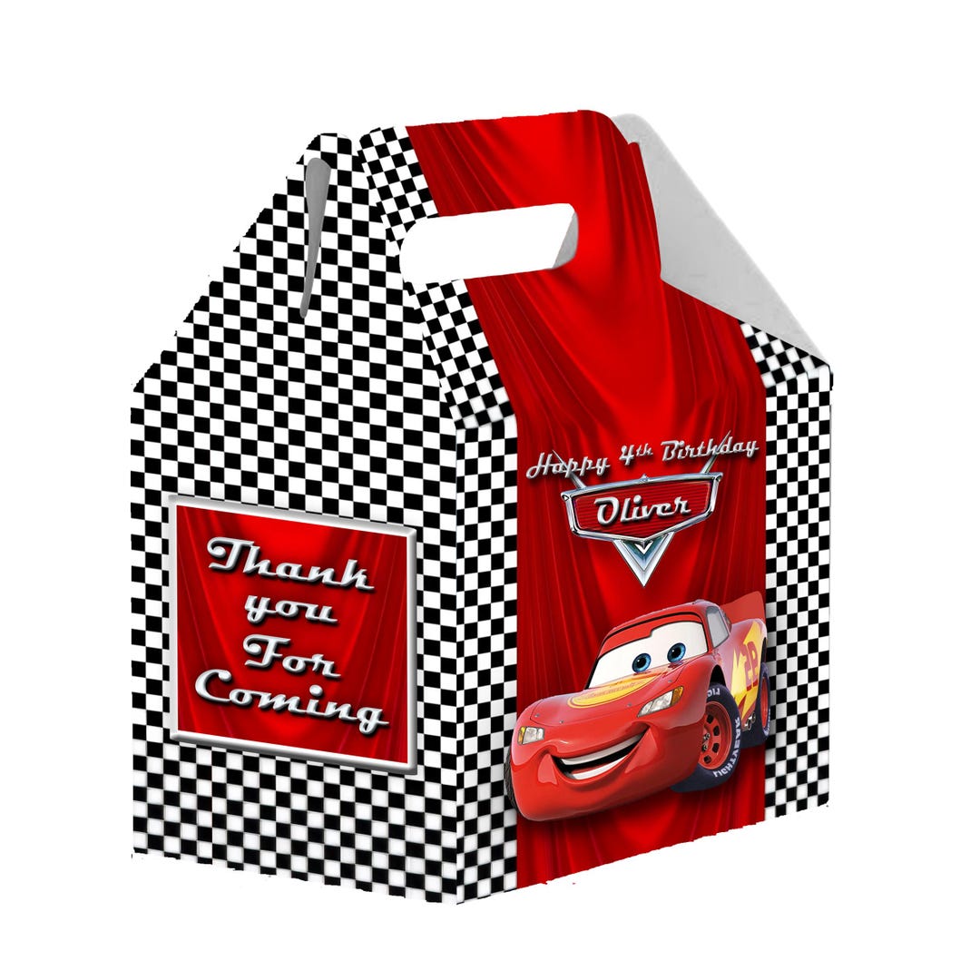 Cars - Gable Box - 12 Pack - 4.4x4.5x3 Inches - Made From 100% ...