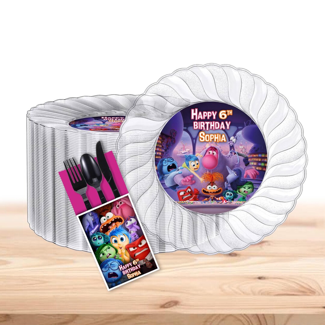 Inside Out - Custom Party Table Kit - Cutlery Holders X12 - Plate ...