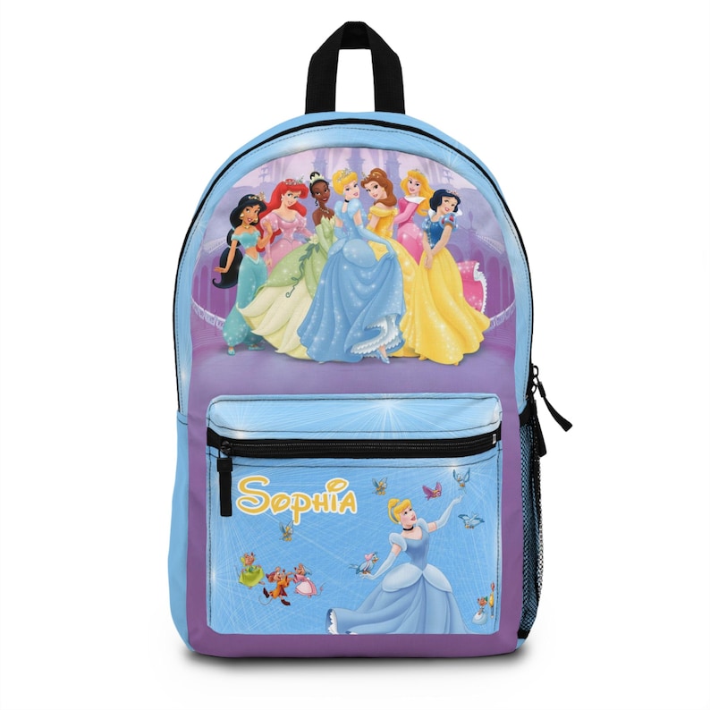 Personalized Disney Princesses Backpack - Etsy