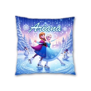 Personalized Frozen Pillow: Choose Your Favorite Character Elsa, Anna ...