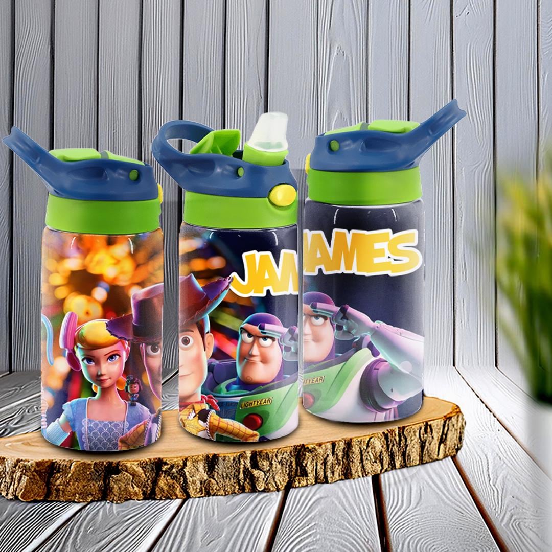 Toy Story Stainless Steel Kids Water Bottle – Customizable – Bpa-free ...