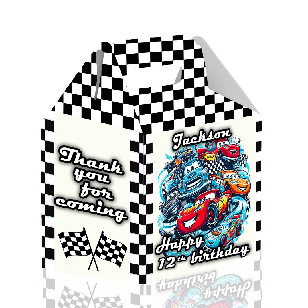 Cars - Gable Box - 12 Pack - 4.4x4.5x3 Inches - 100% Cardboard - Etsy