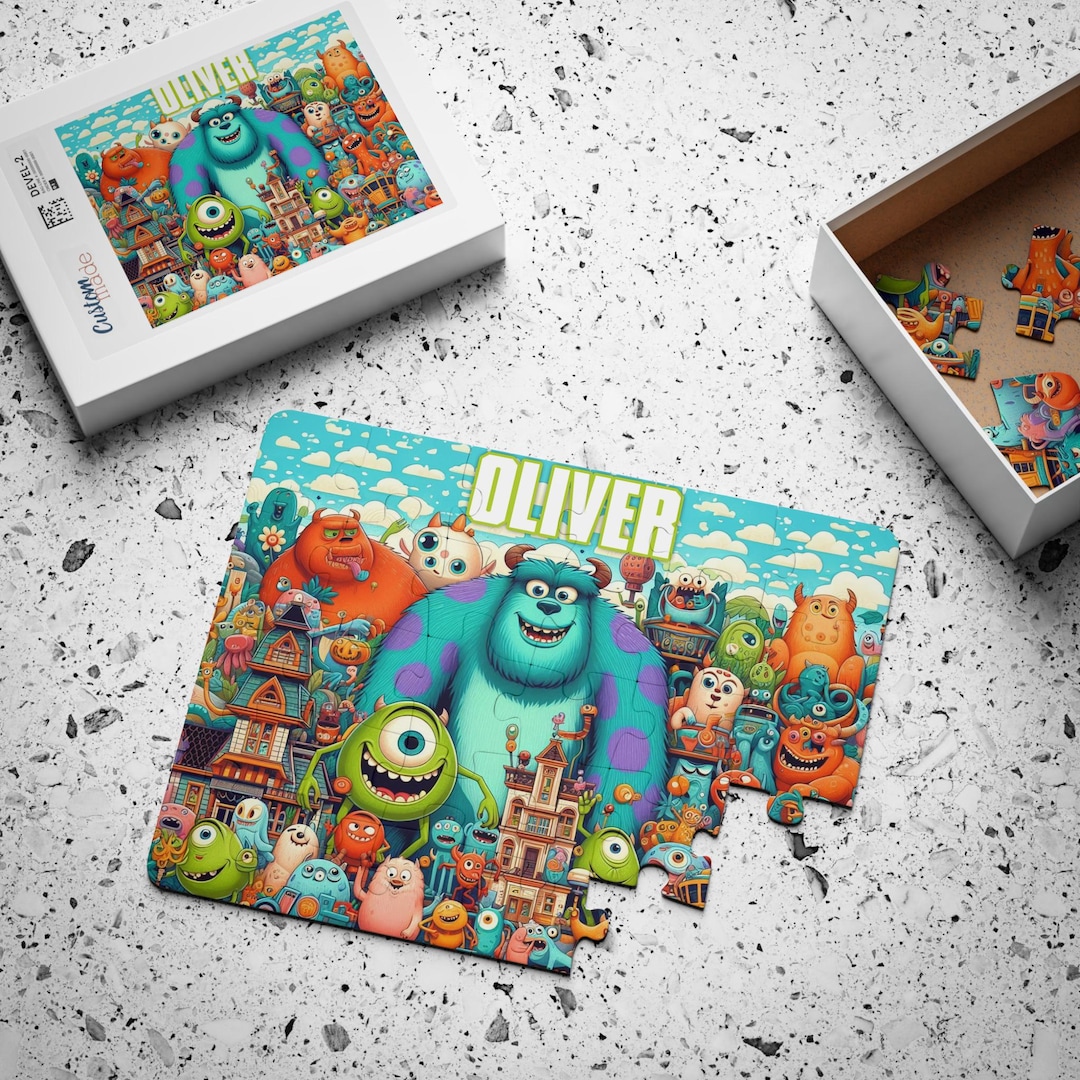 Monster Inc. Jigsaw Puzzle 30 Pieces - Free Gift Box - Customized for ...