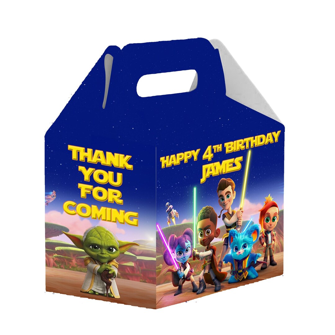 Star Wars Young Yedi Gable Box - 12 Pack - 4.4x4.5x3 Inches - Made From ...