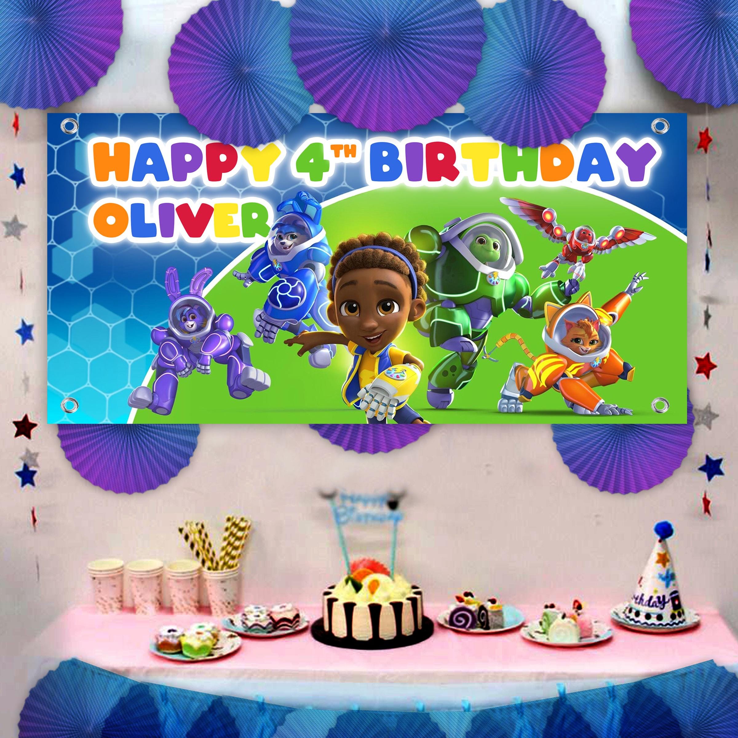 Personalized Robogobo Birthday Banner - Etsy