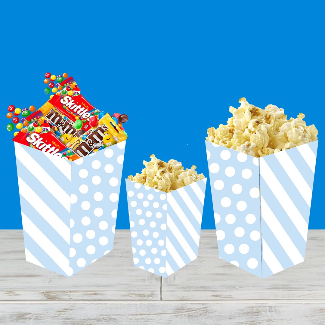 Popcorn and Candy Boxes 12 Pack Kids' Party Boxes With Popcorn and ...