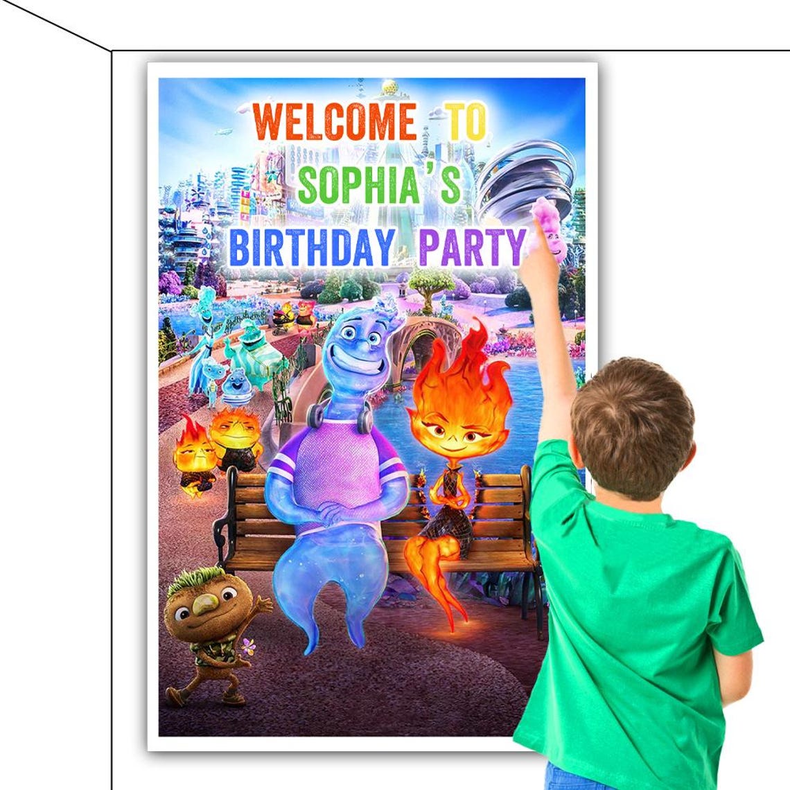 Personalized Elemental Welcome Sign - Etsy