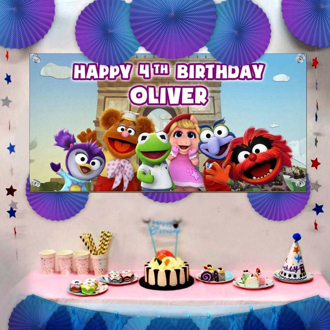 The Muppet Show Themed Indoor/outdoor Vinyl Banner - Weatherproof ...