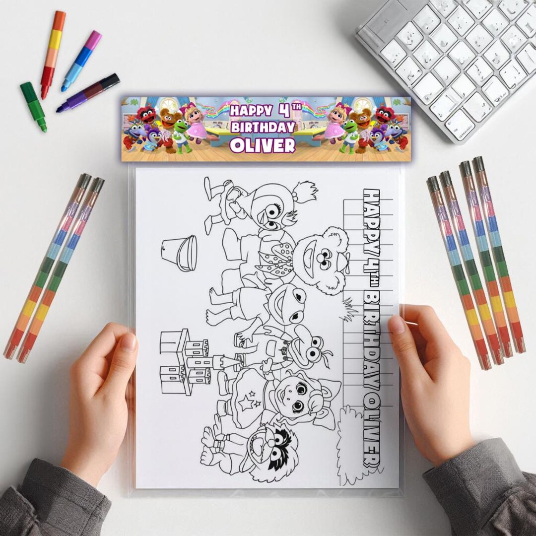 The Muppet Show Coloring Kit: 3 Printable Coloring Pages + Full-color ...