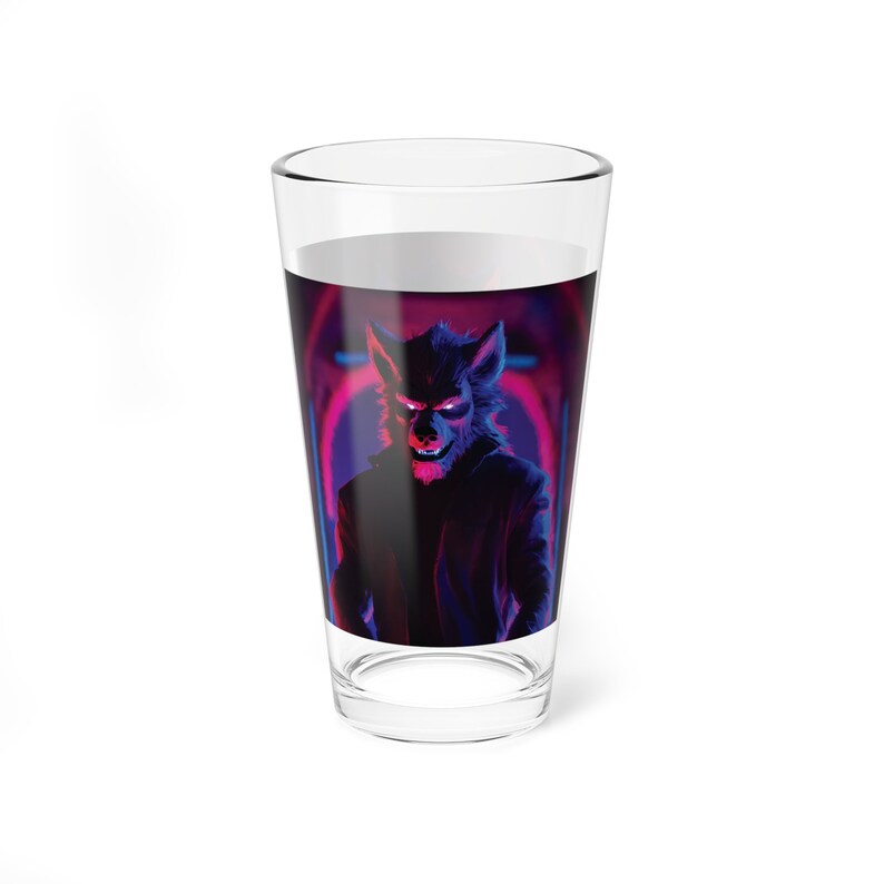 The Wolfman Monster Collection Custom Pint Glass, 16oz Collectors Set 1 ...