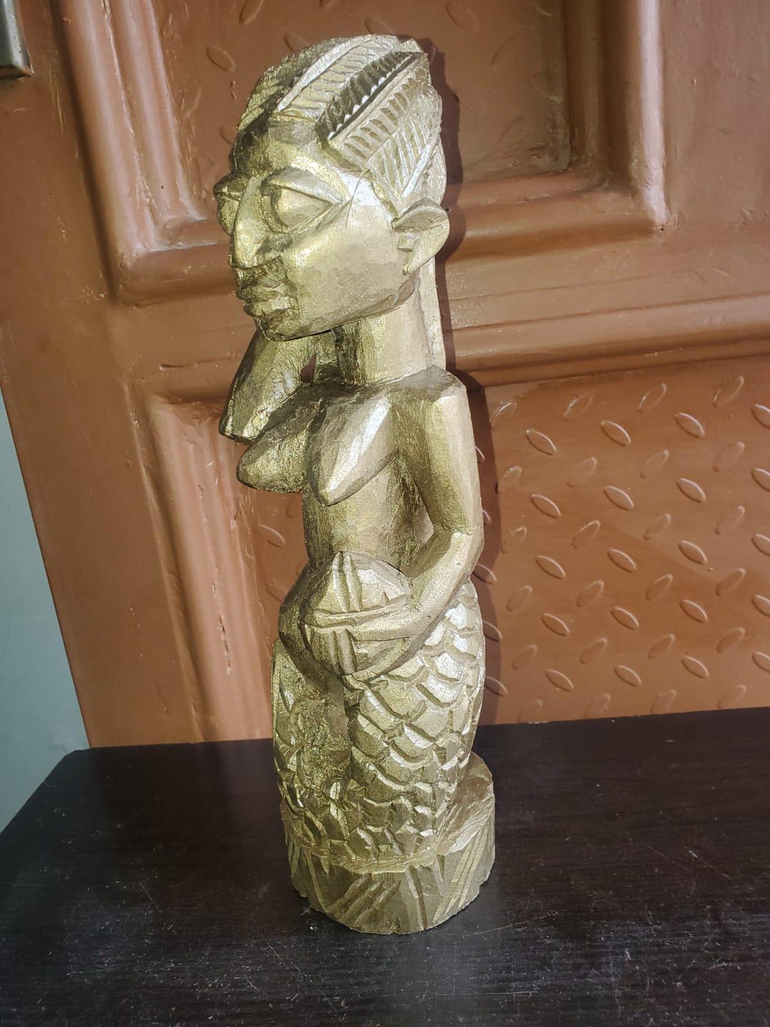 Large Size Yemoja Statue Yemoja Icon Bronze Yemaya - Etsy