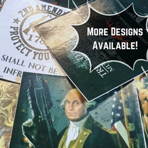 Patriotic Uncle Sam Sticker - Removable, and Glossy White - Perfect for ...