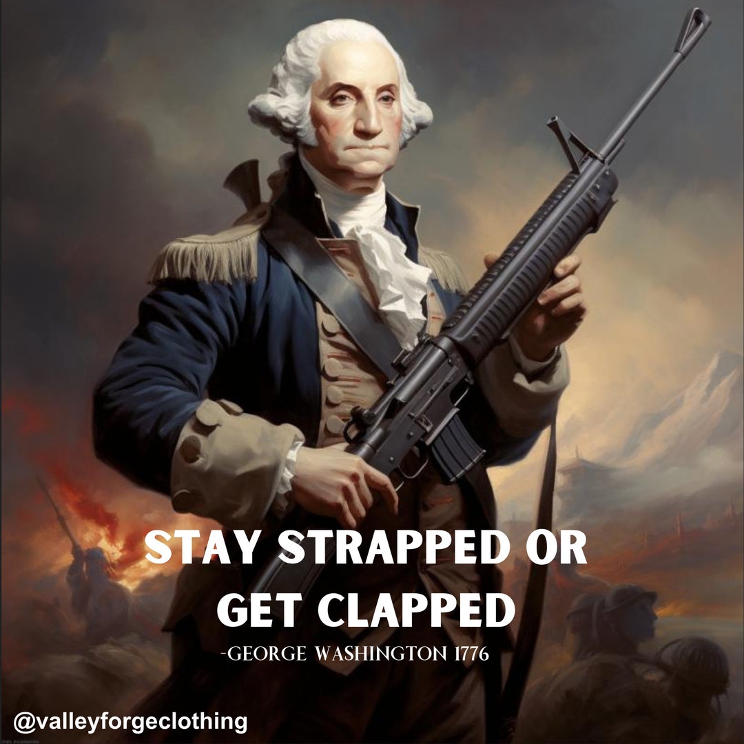 George Washington Sublimation Sticker - Removable, and Glossy White ...