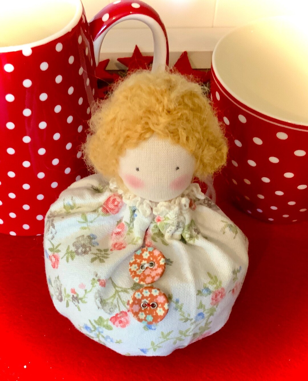 Tilda Doll Mug Tilda Figurine Scandinavian Decor Hanger Greengate ...