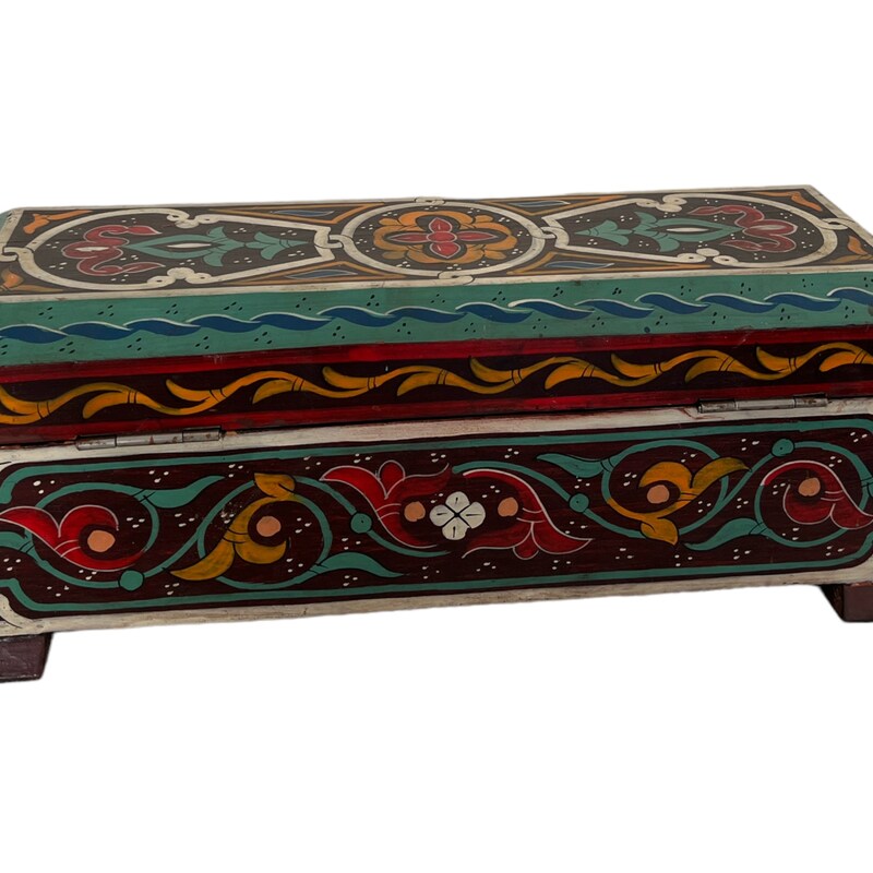 Painted Wood Box - Etsy