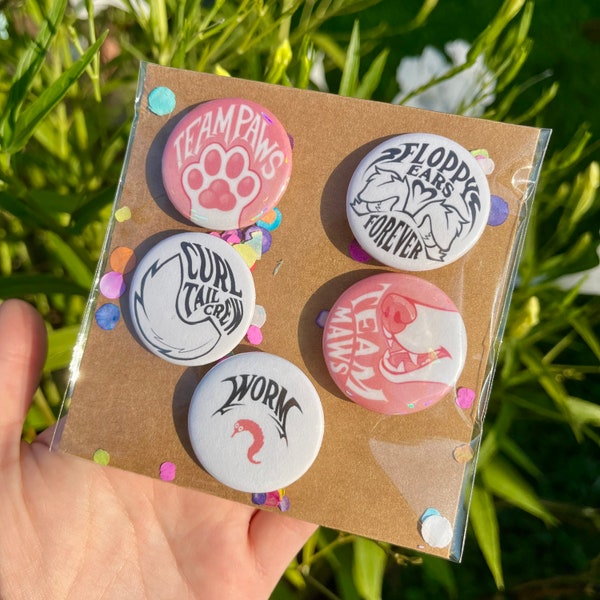 Furry Pins - Etsy