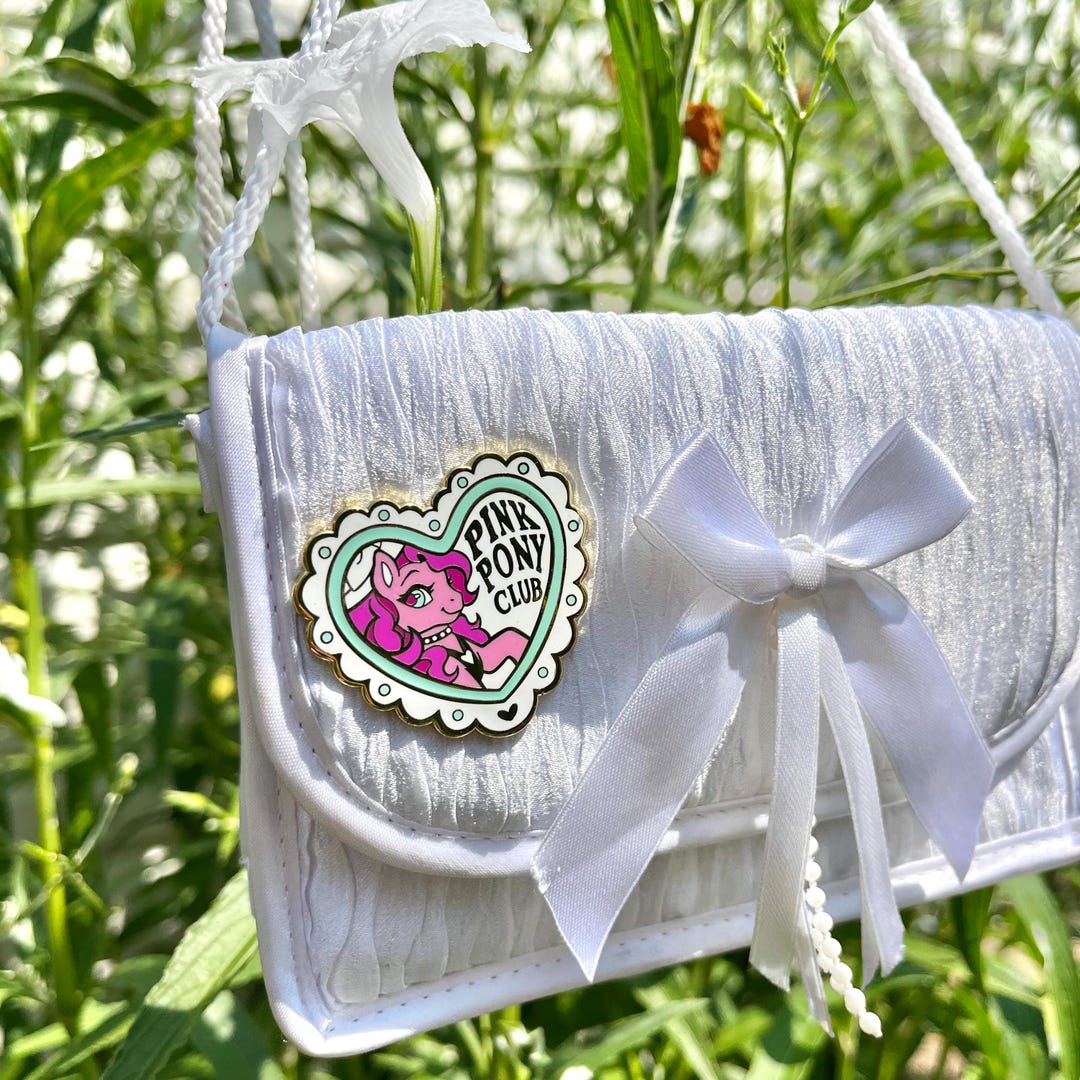 Pink Pony Club Enamel Pin - Etsy