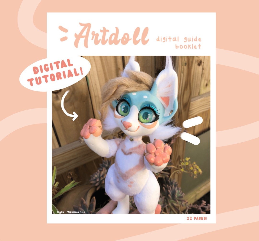 Artdoll Digital Guide Booklet- How to Make Anthro Furry Posable Doll - Etsy