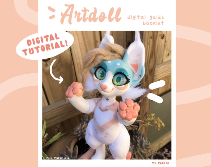 Artdoll Digital Guide Booklet- How to Make Anthro Furry Posable Doll - Etsy