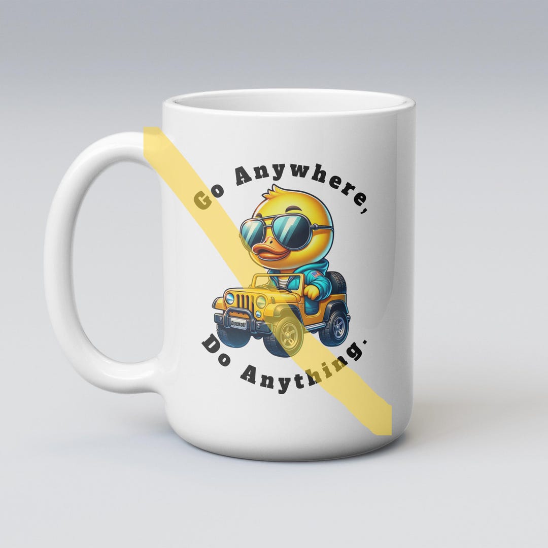 Go Anywhere Duck Jeep Wrangler PNG - Etsy