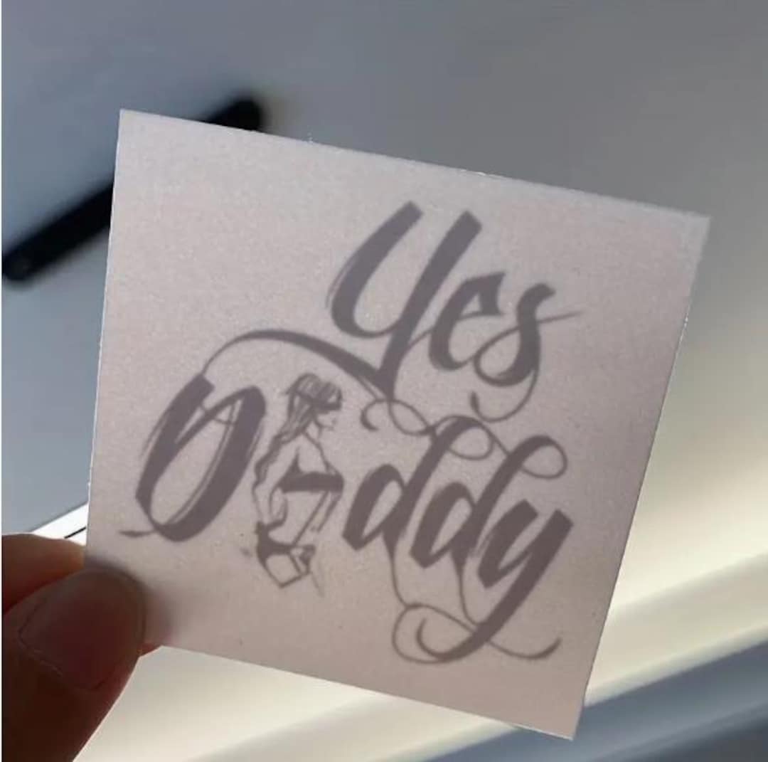 Yes Daddy Temporary Tattoo Pack of 5 - Etsy
