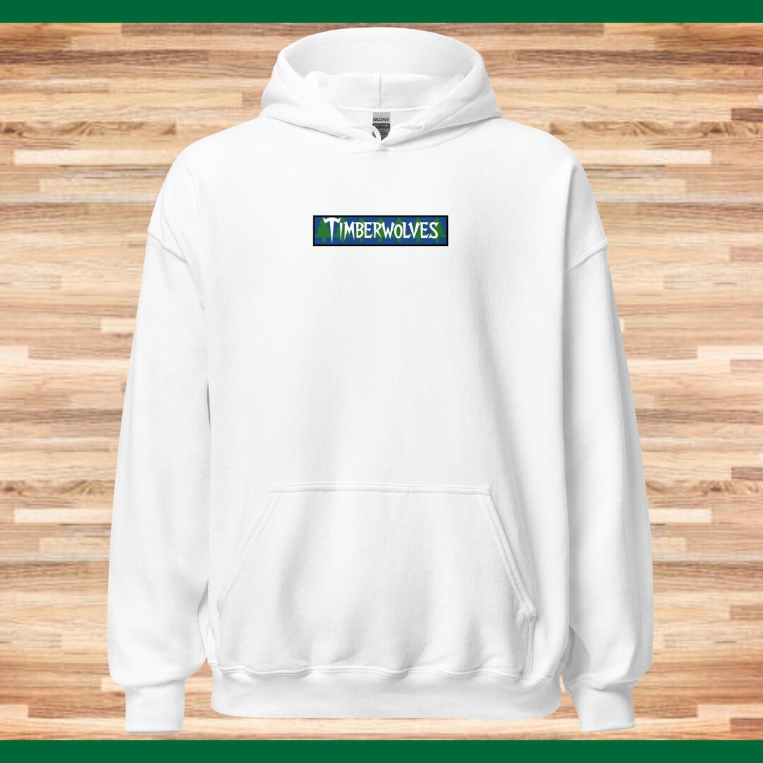 Timberwolves Box Logo Hoodie - Etsy