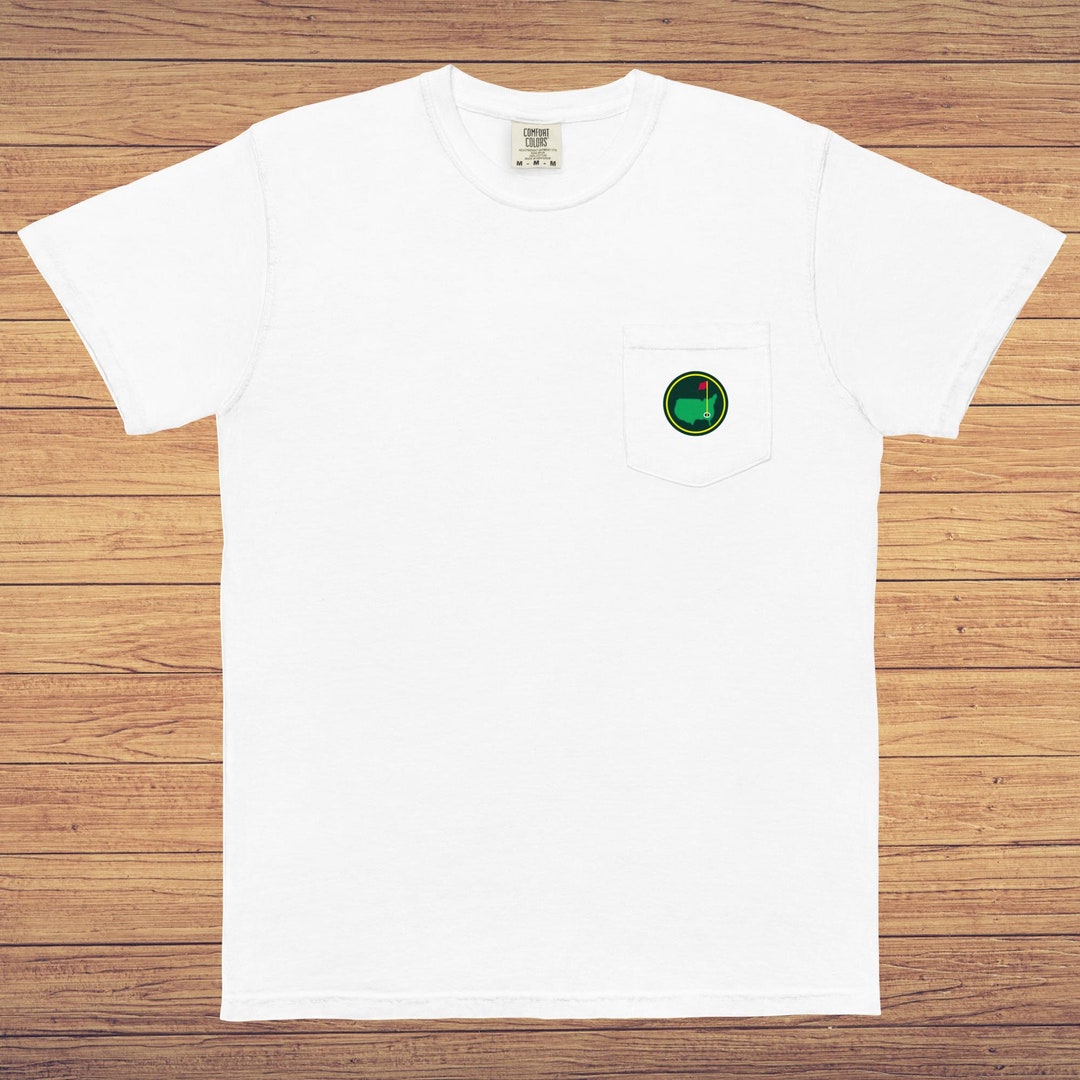 Iconic Masters Logo Pocket Tee: Elevate Your Golf Style - Etsy