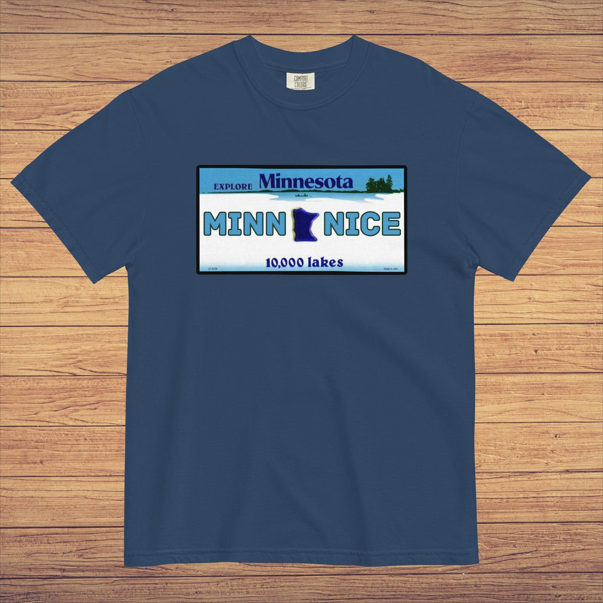 Minnesota Nice Plates Tee: Wear Your Land of Lakes Pride - Etsy