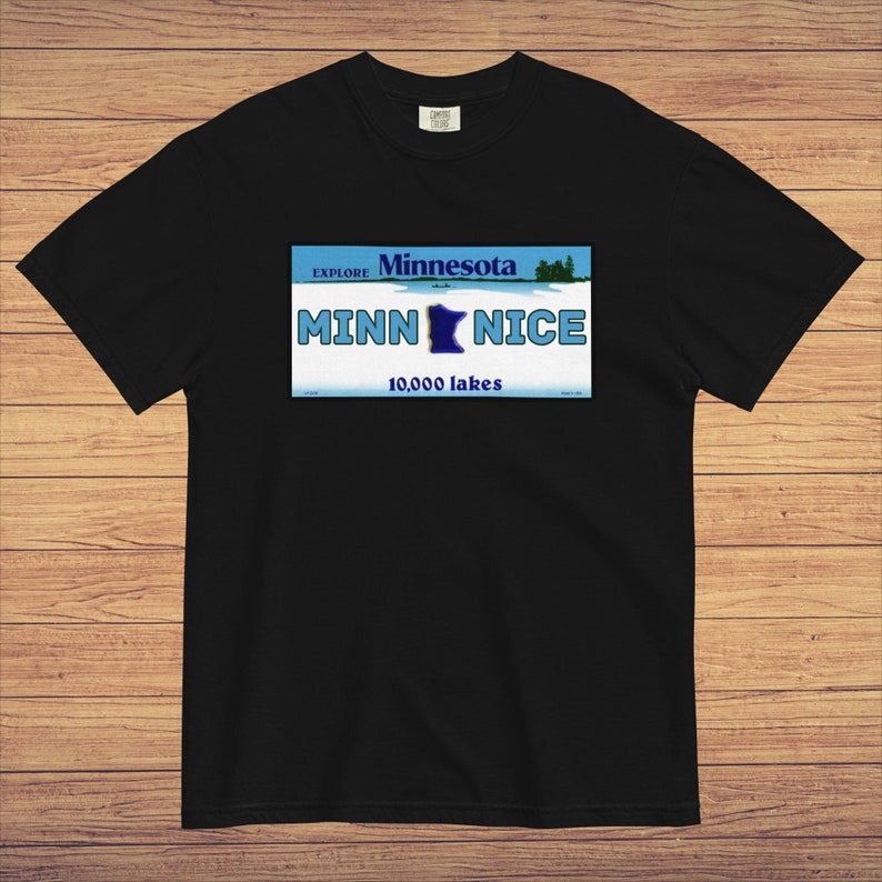 Minnesota Nice Plates Tee: Wear Your Land of Lakes Pride - Etsy