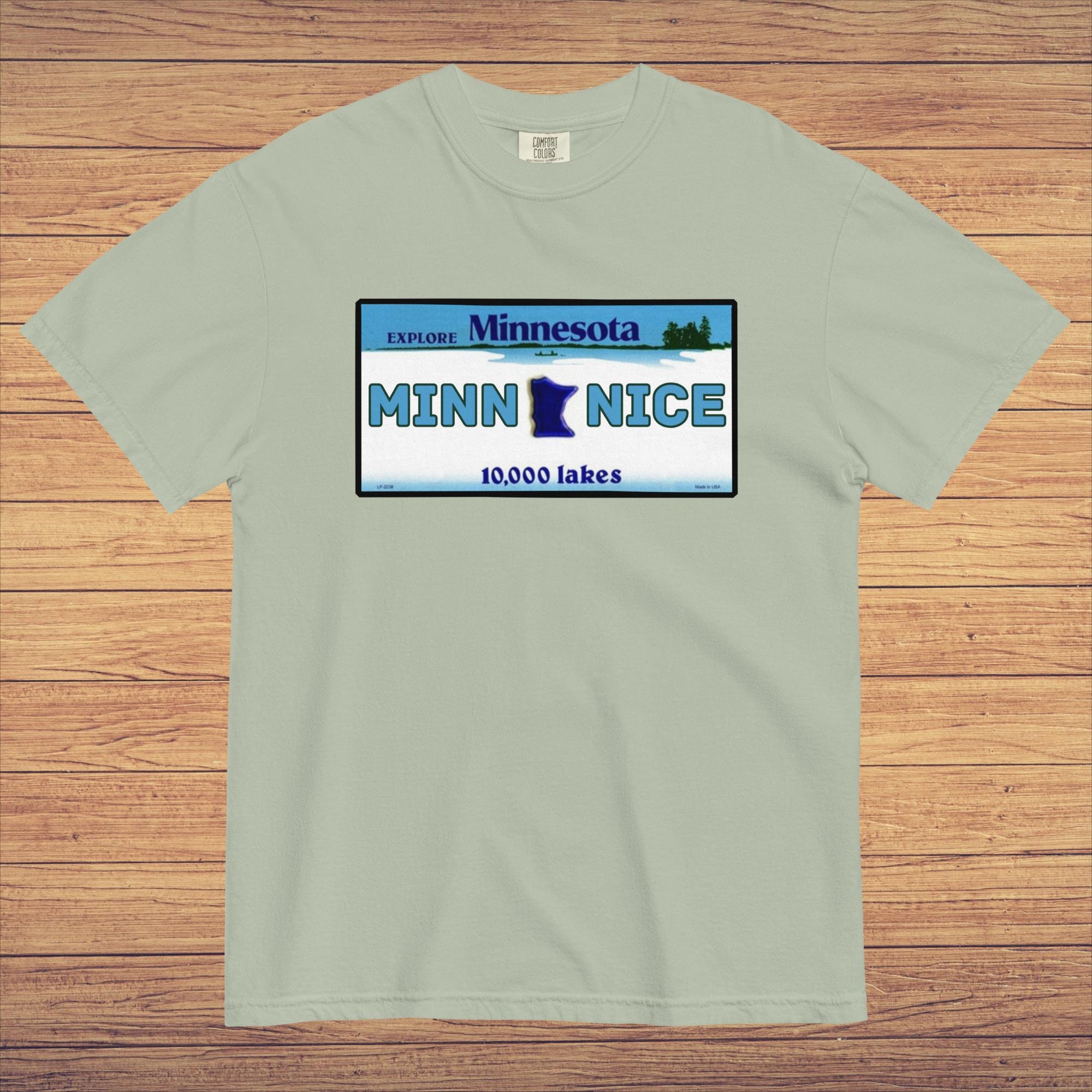 Minnesota Nice Plates Tee: Wear Your Land of Lakes Pride - Etsy