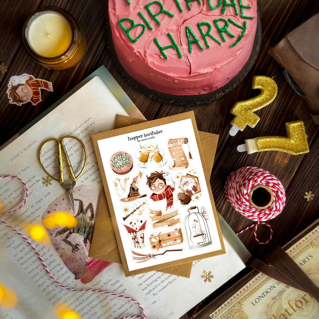 Happy Birthday — Stickers | Birthday Gift, Winter Journalling, Diary ...