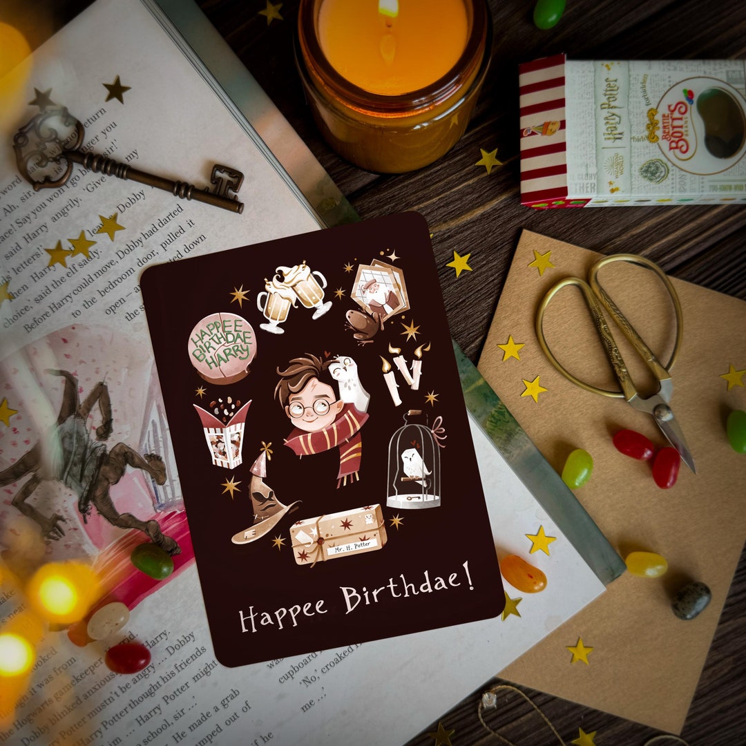 Happy Birthday Magic — Greeting Card | Wizard Card, Funny Celebration ...