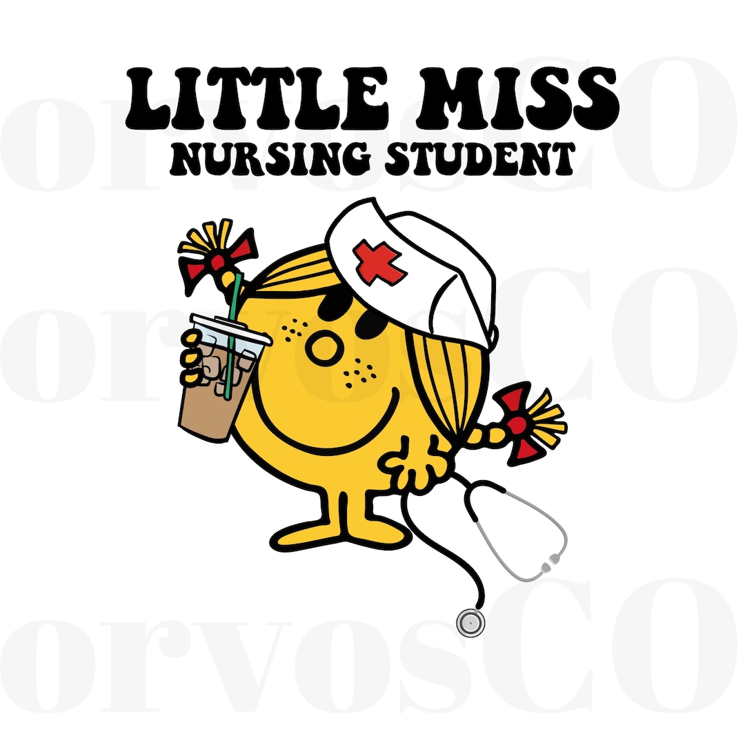 Little Miss Nurse PNG: Sublimation Design Downloads (digital Download ...