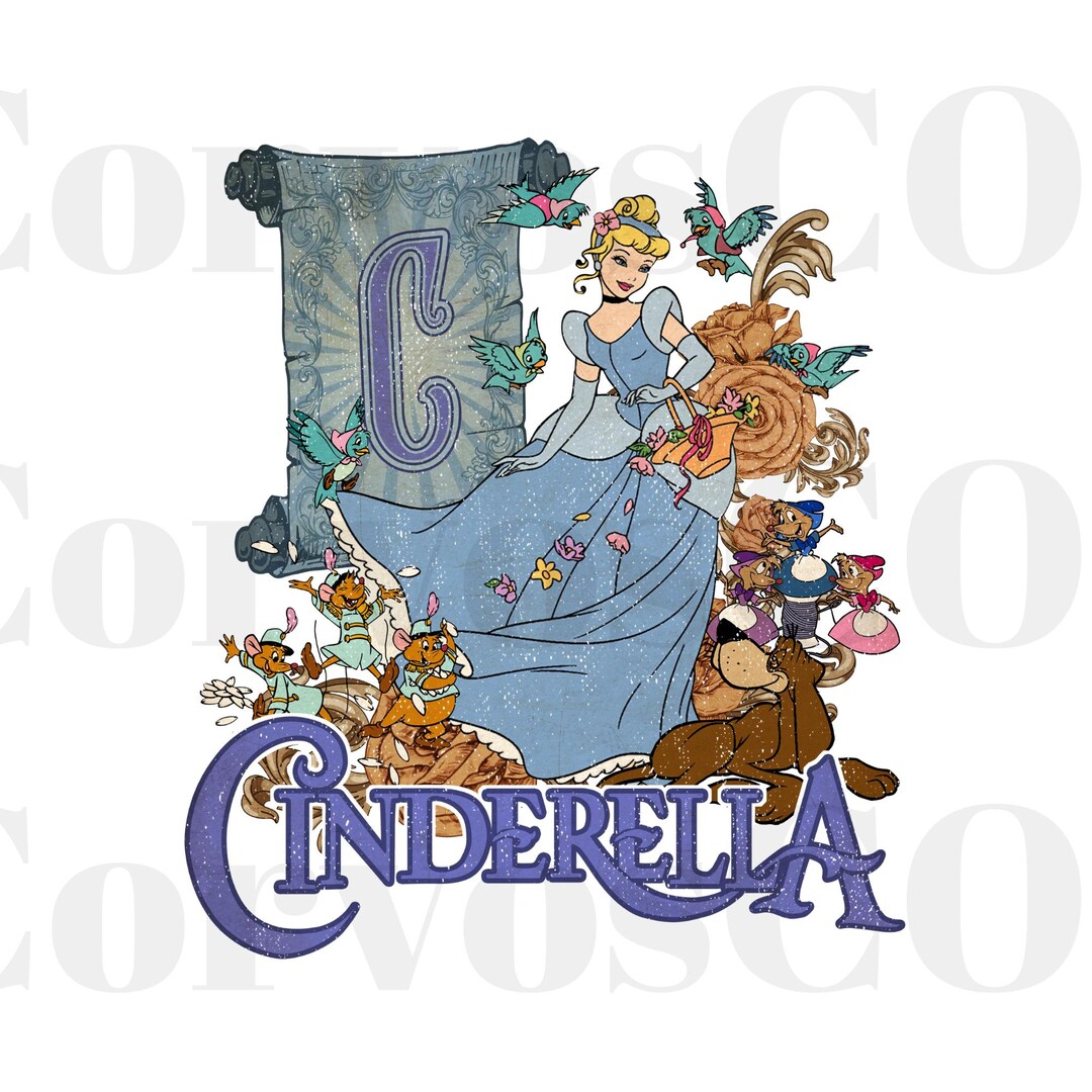 Retro Cinderella Png, Princess Png, Retro Cinderella Princess Png ...