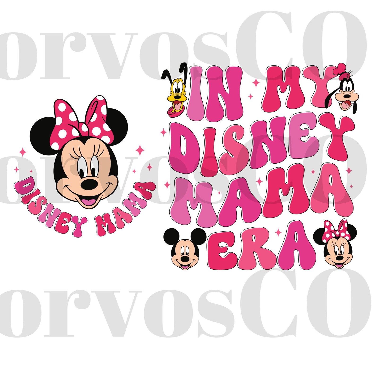 Mother's Day Png, Minnie Mouse Png, Minnie Mouse Mama Png, Minnie Png ...
