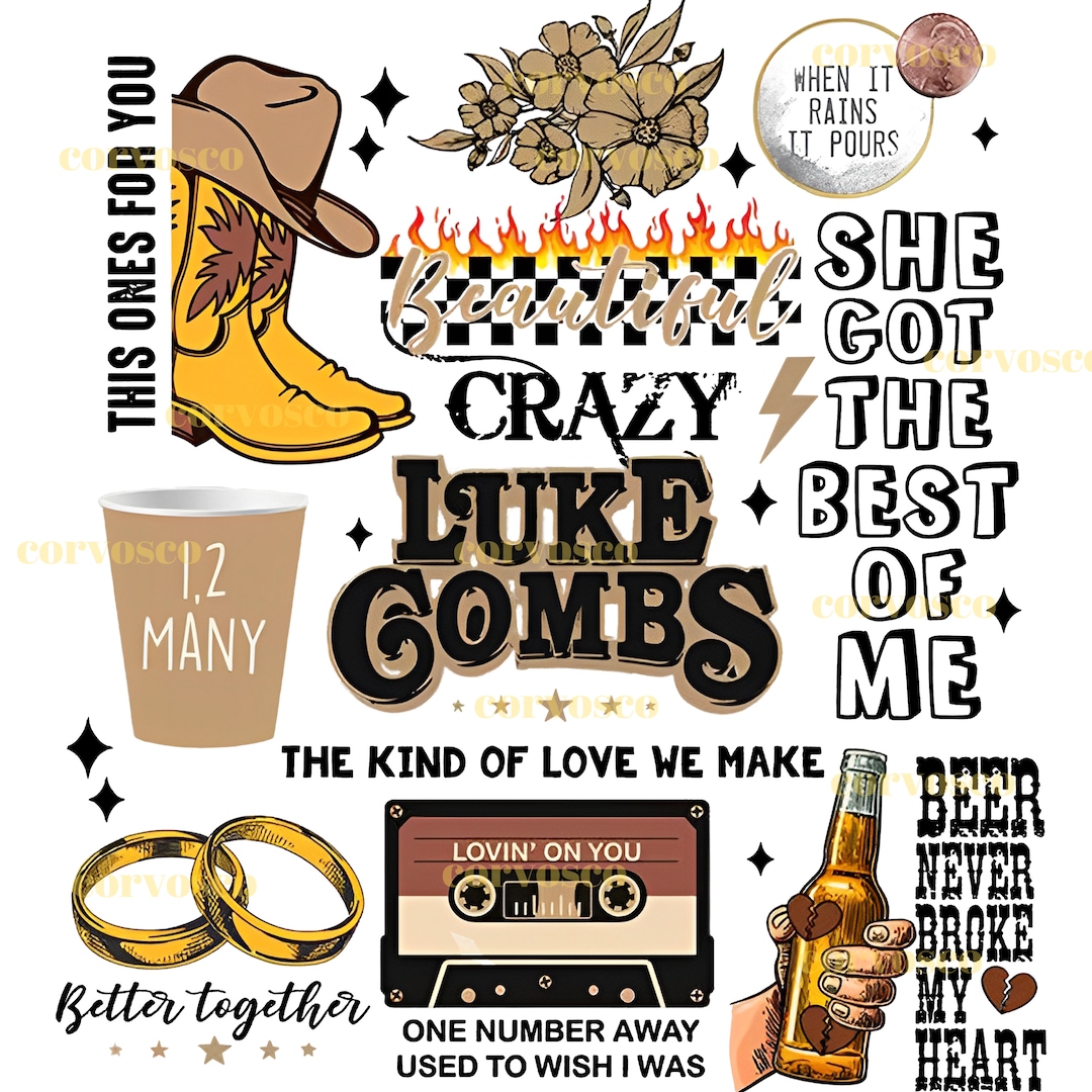 Country Western Music, Cowboy Png, Western Cowboy, PNG - Etsy