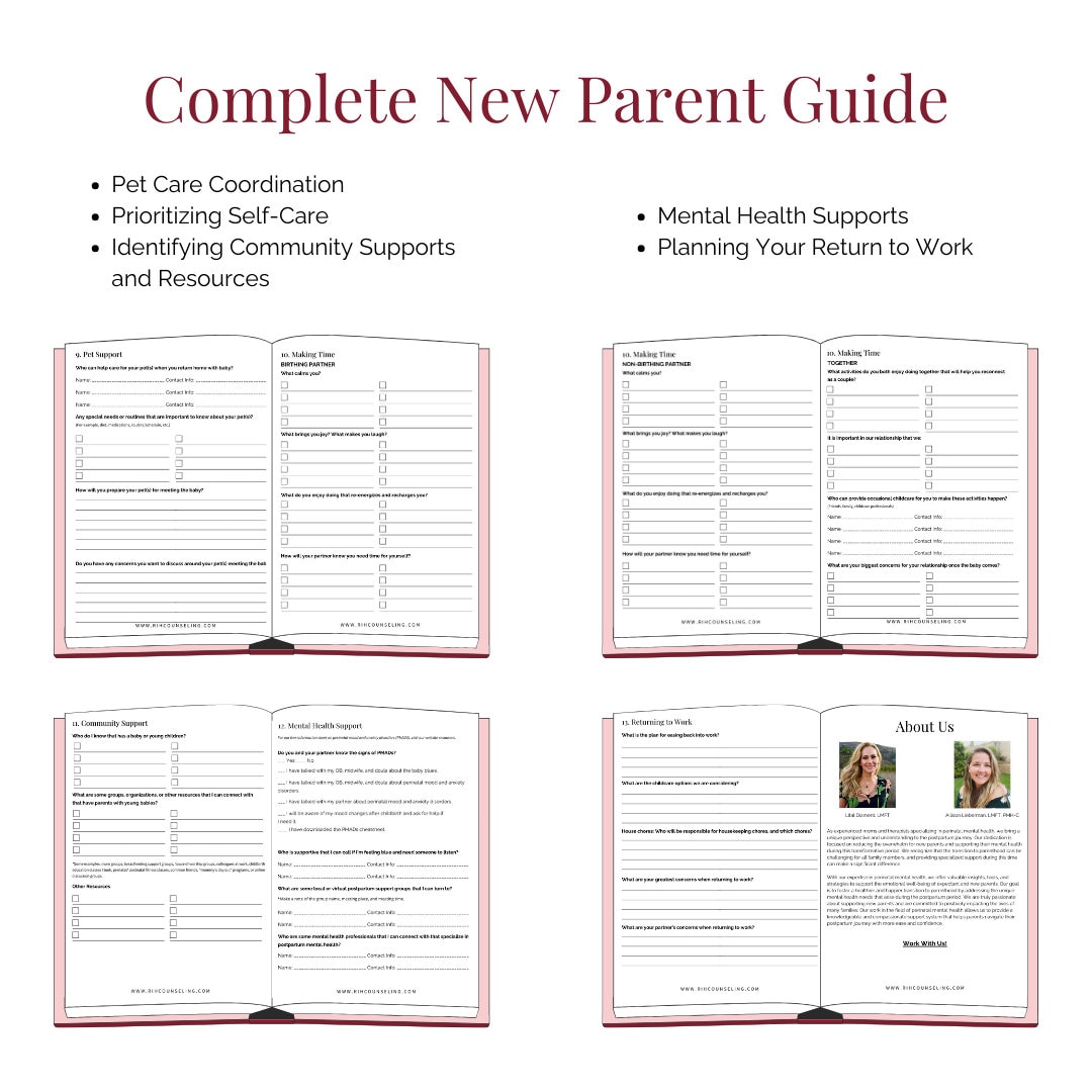 Essential New Parent Toolkit-- A Postpartum Plan Workbook for the ...