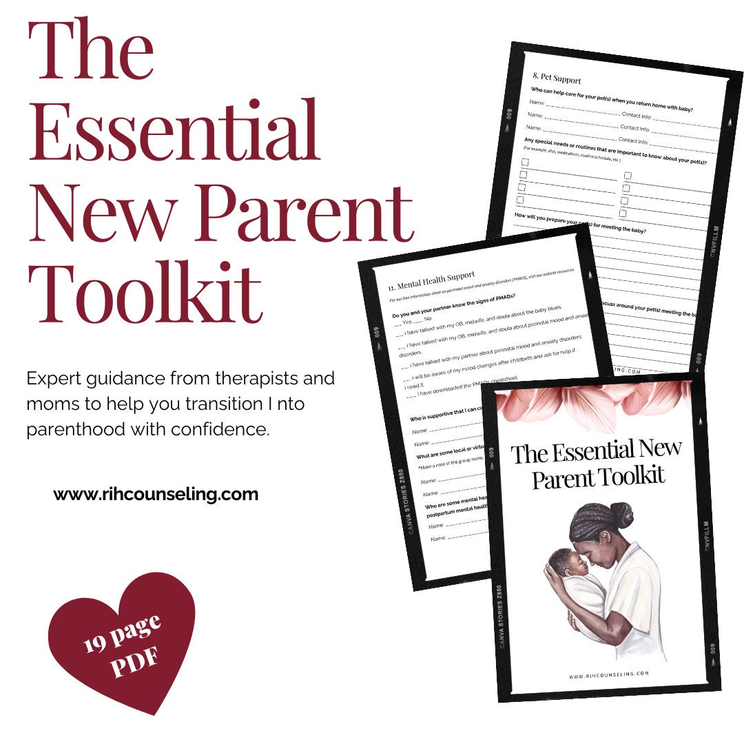 Essential New Parent Toolkit-- A Postpartum Plan Workbook for the ...