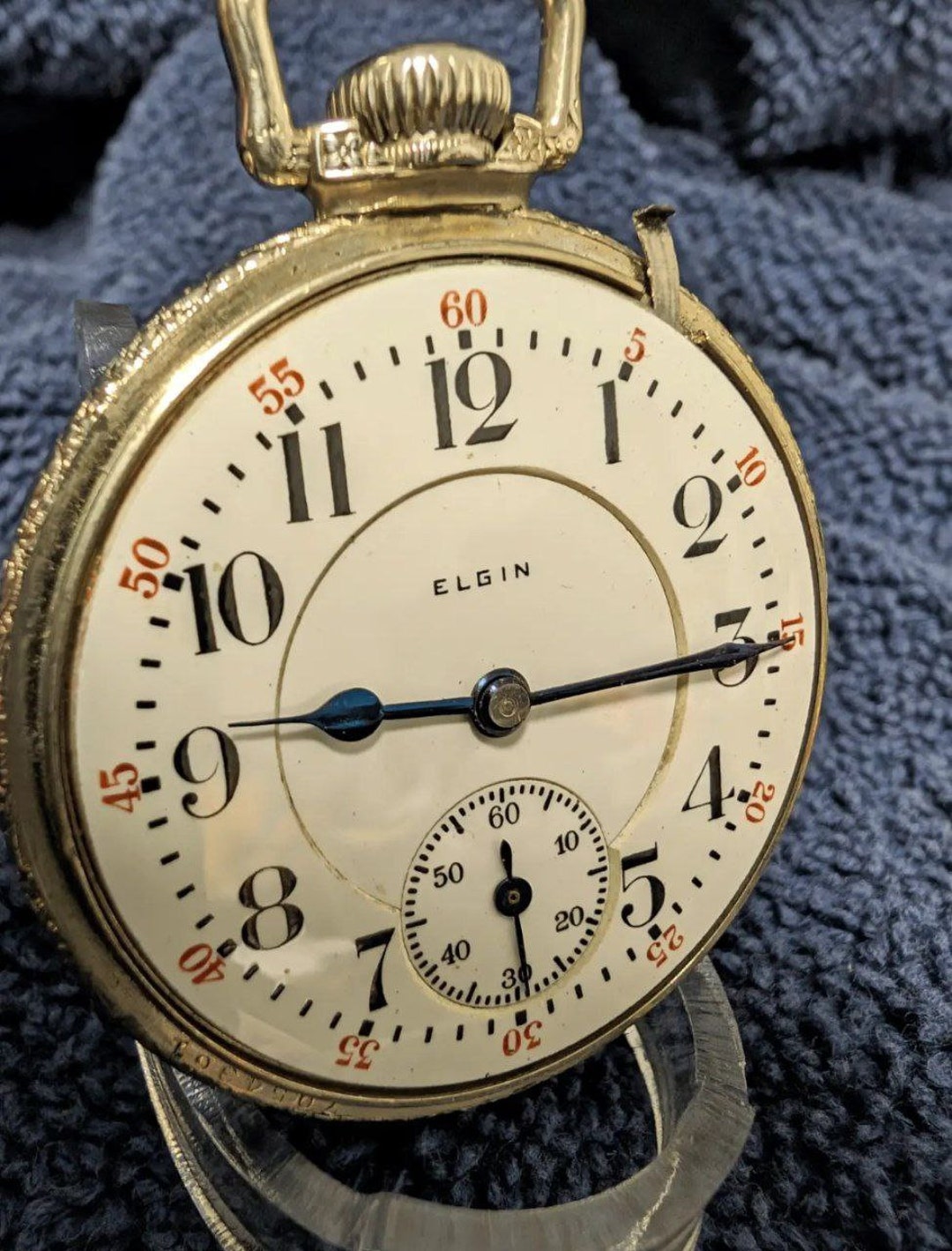 Vintage Elgin Case 16/size Father Time 21 Jewel Grade R/R 14k - Etsy