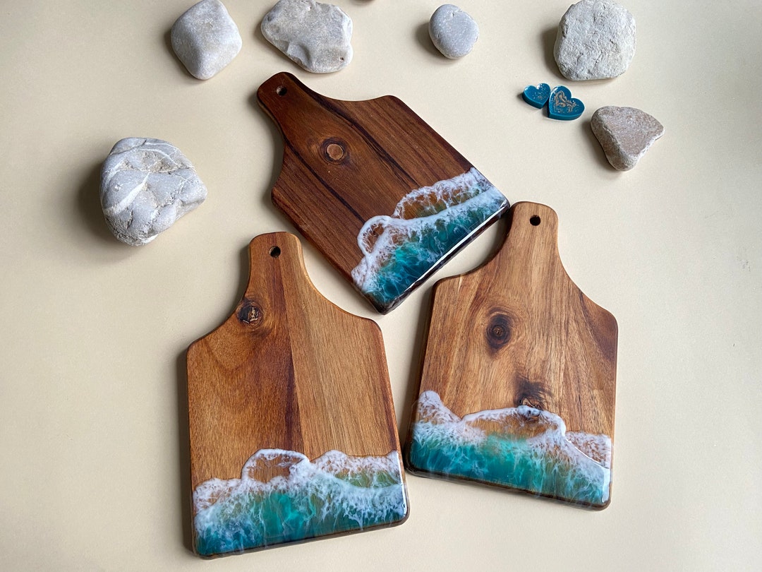 Three Small Wooden Boards for Kitchen Decor and Serving - Etsy UK