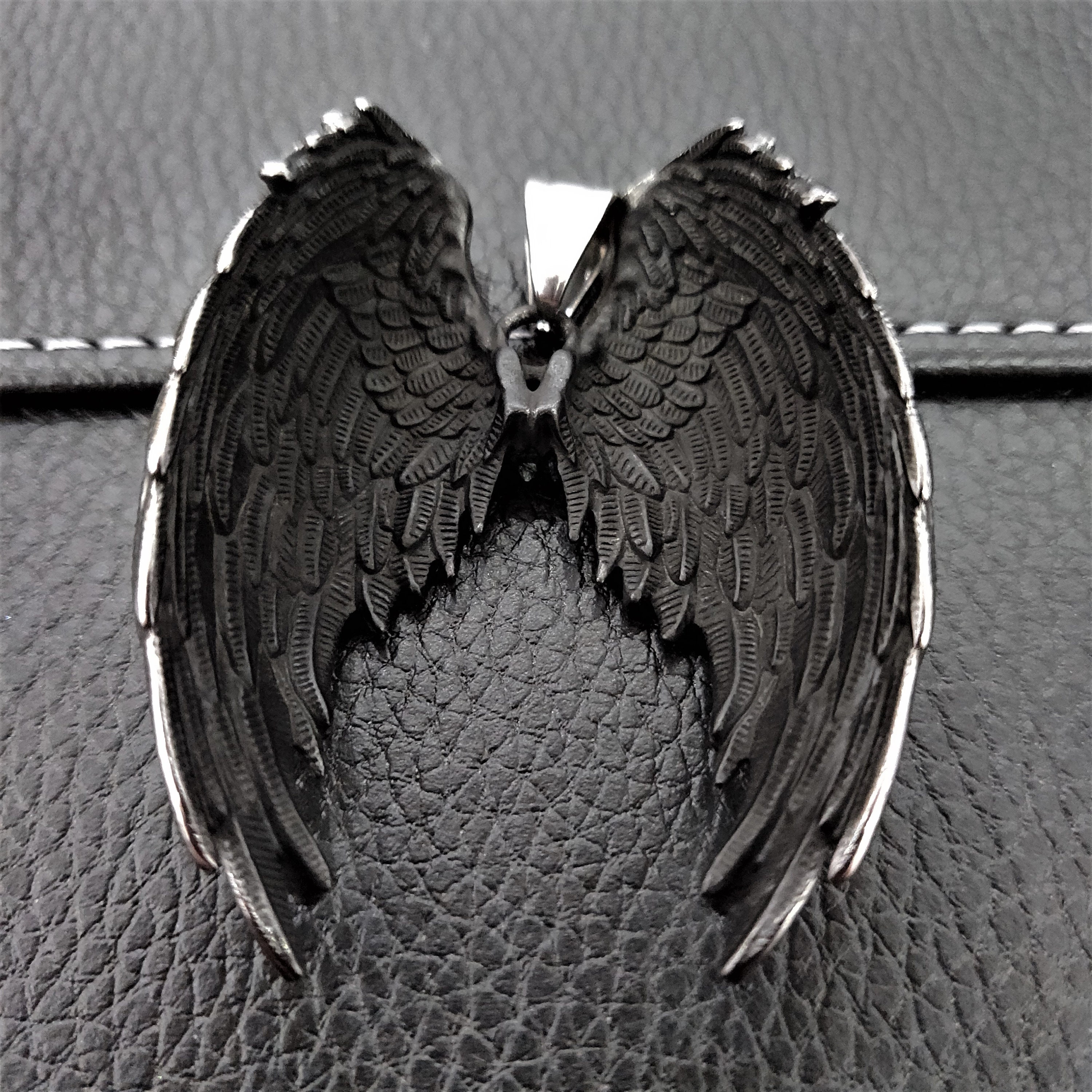 Gothic Angel and Demon Wings Pendant Necklace - Etsy