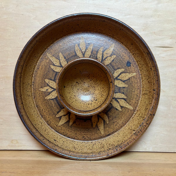 Pottery Chip and Dip - Etsy
