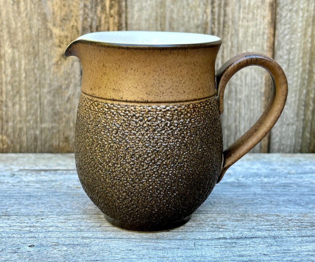 Denby Cotswold Pattern Creamer Sauce Pitcher - MCM Stoneware Made in ...