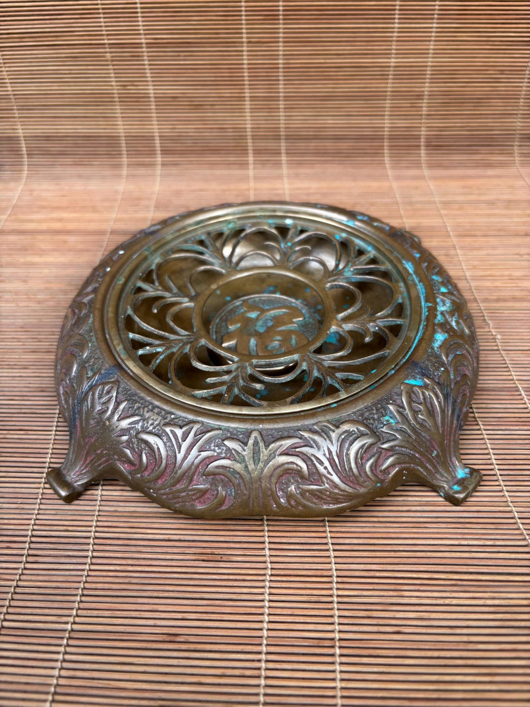 Vintage Chinese Brass Incense Burner - Etsy