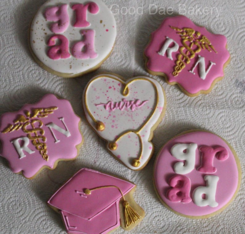 Nurse Grad Appreciation Cookies Gift Dozen - Etsy