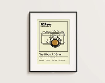 Minimalist Movie Poster, Film Camera Illustration, Cinema Room Poster ...