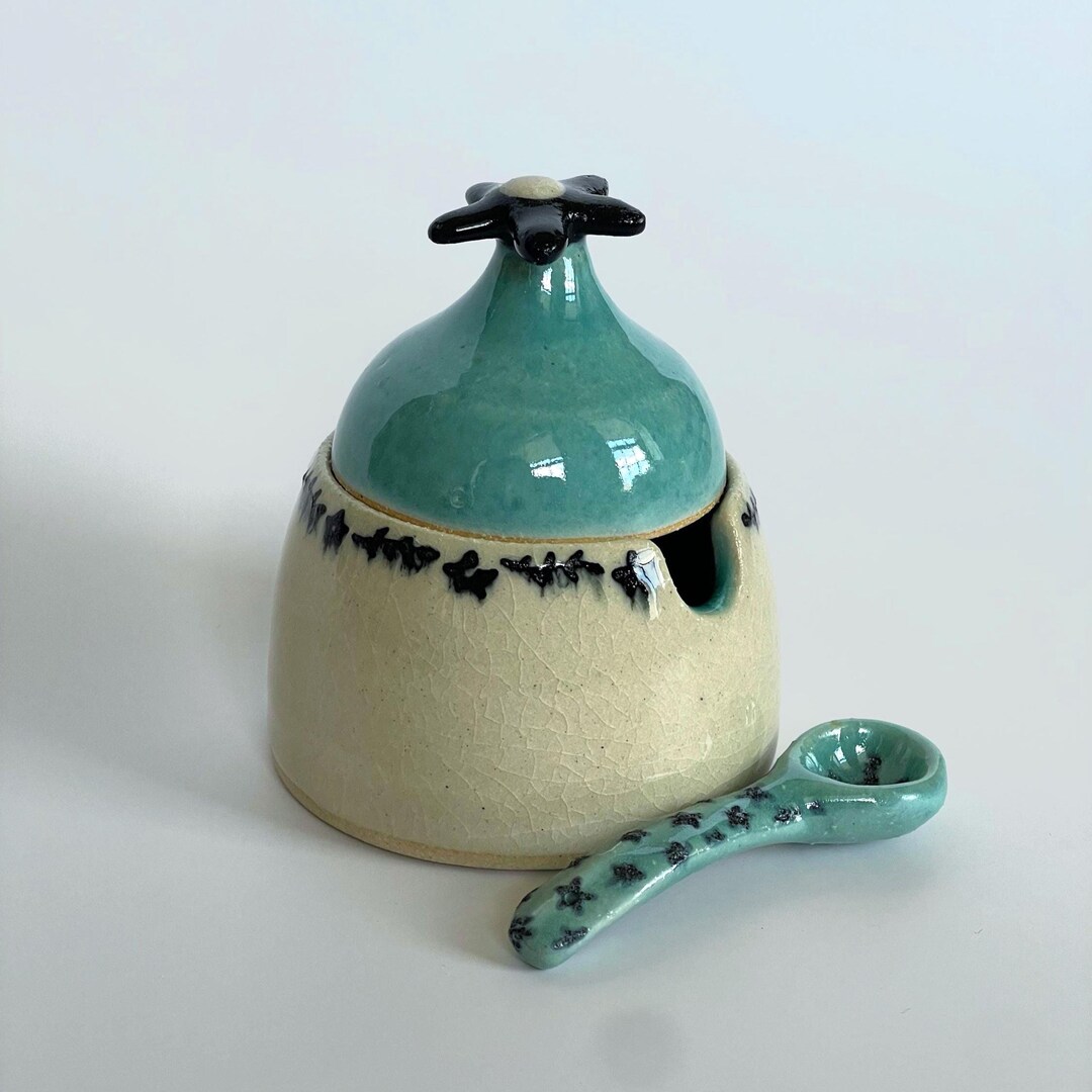 Unique Salt Cellars With Matching Spoon - Etsy