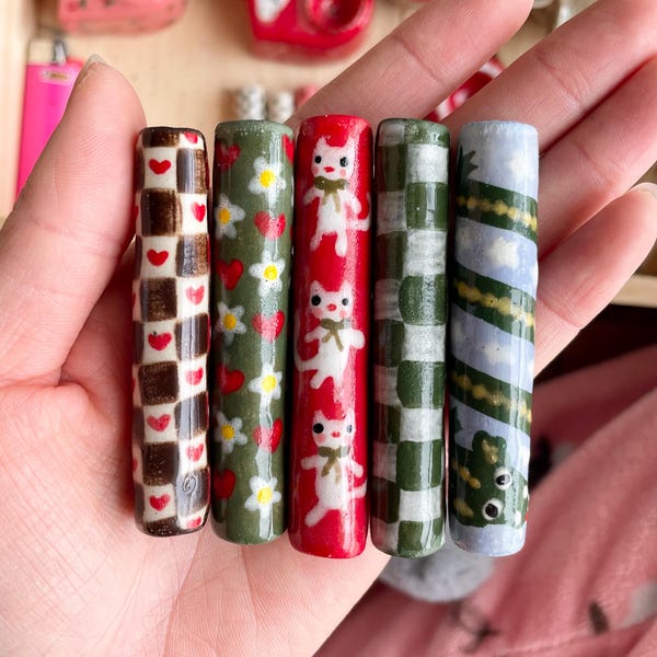 Ceramic One Hitter - Etsy