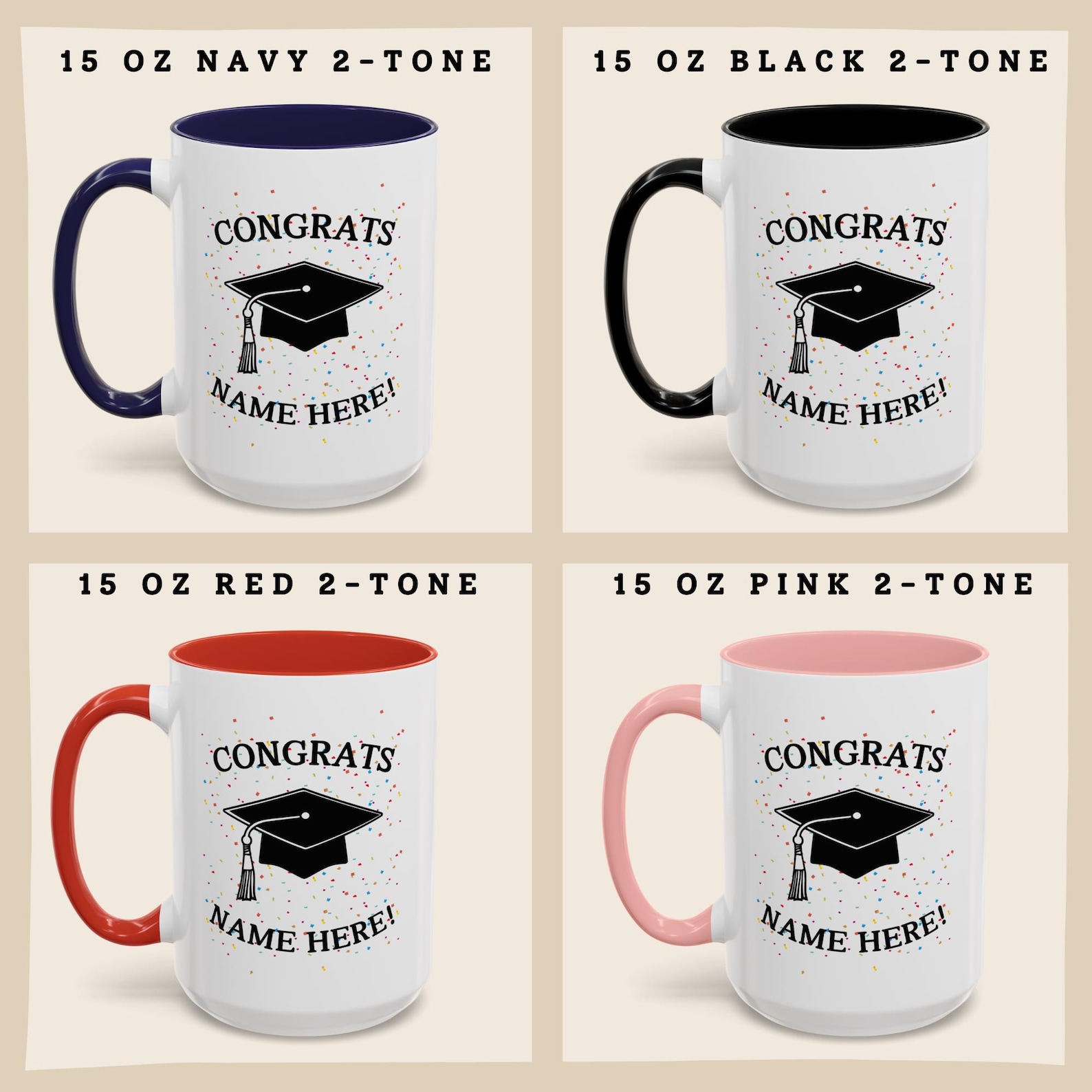 Personalized Graduation Mug, Custom Graduation Mug, Graduation Mug ...